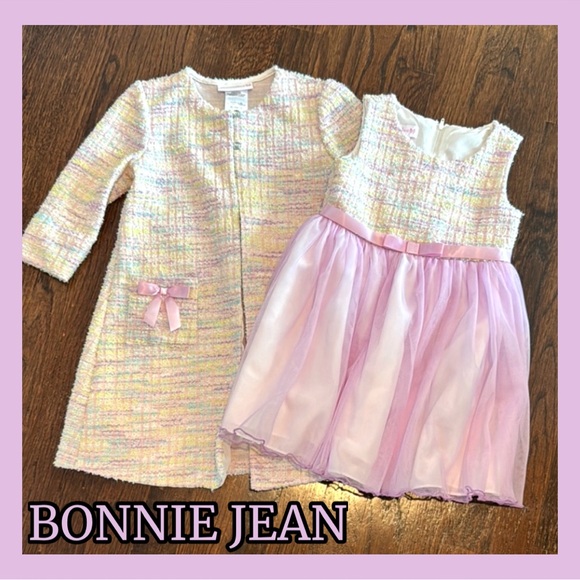 Bonnie Jean | Matching Sets | Bonnie Jean Pastel Tweed Coat And Light ...